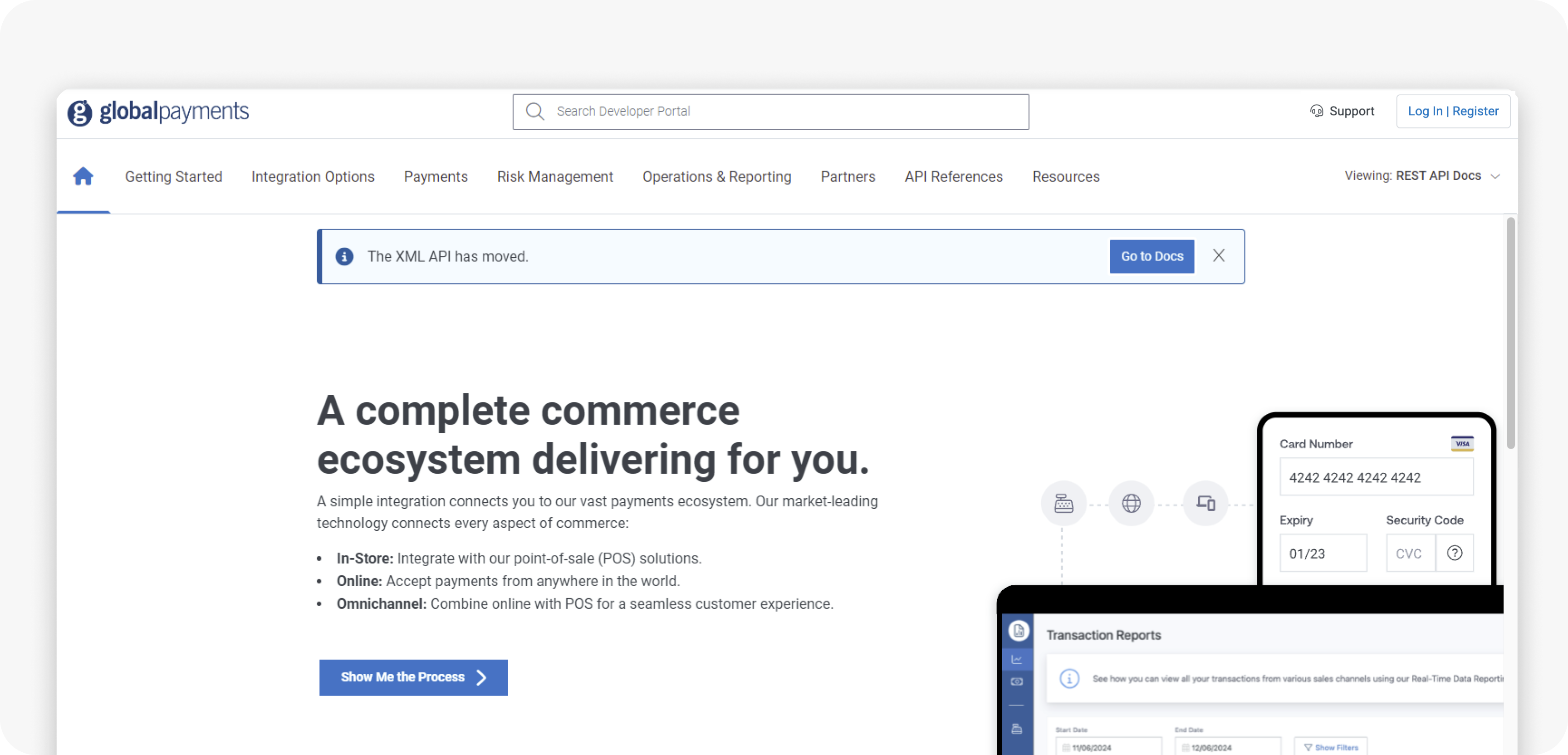 New Homepage and Navigation | Global Payments